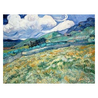 "Landscape from Saint-Remy" Poster Print by Vincent Van Gogh, 22"x28 ...