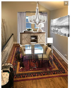 Split level living and dining room design help!