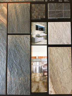 Slate tile layout and color questions