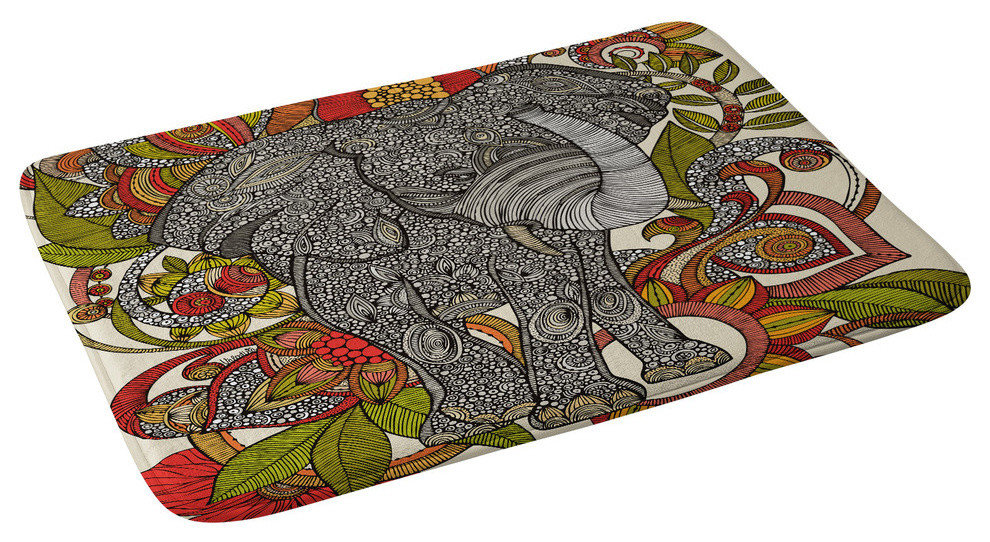 Valentina Ramos Bo The Elephant Memory Foam Bath Mat, 17"x24 ...