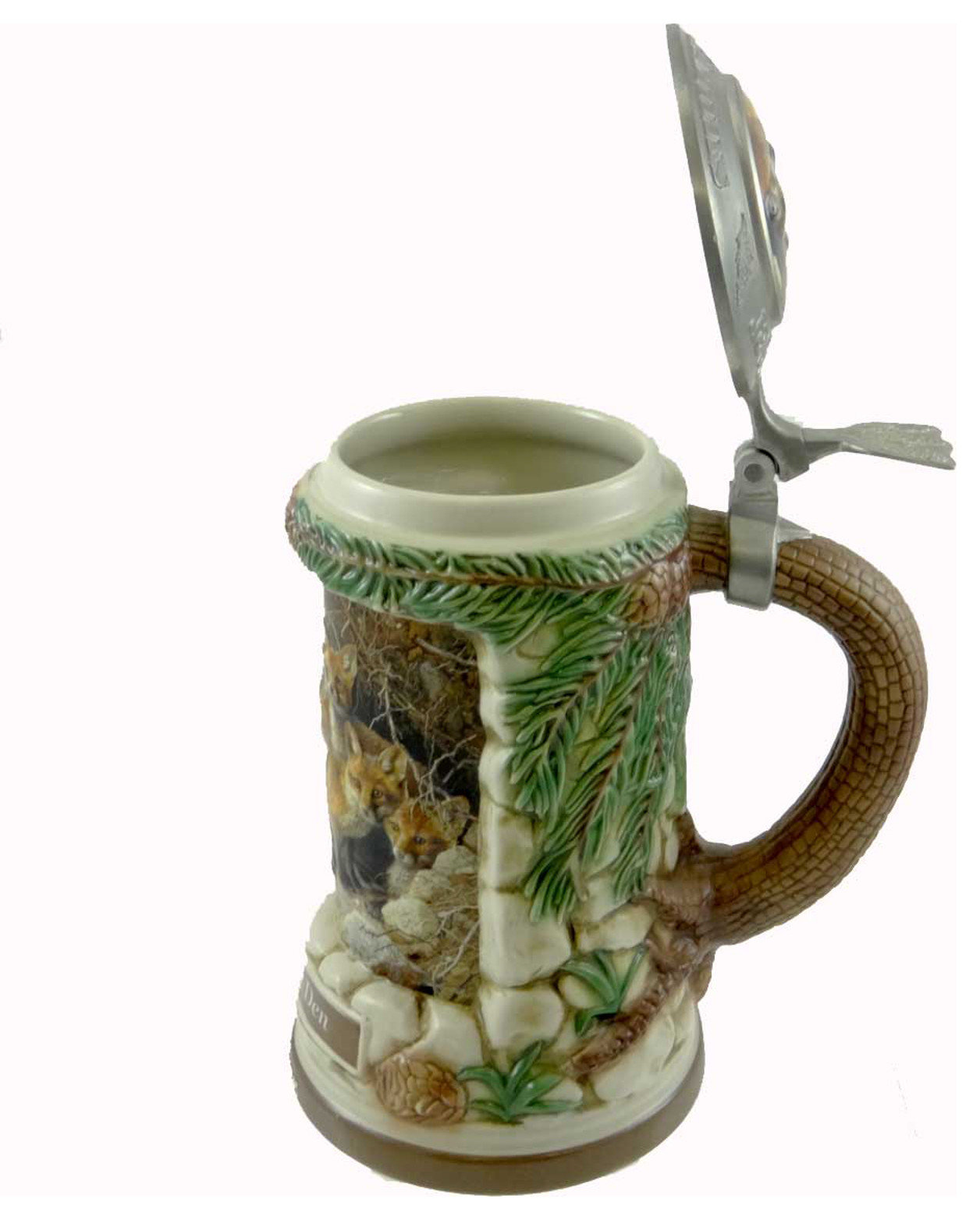 Anheuser-Busch FOX FAMILY DEN STEIN Ceramic Budweiser Beer Mug 1st ...