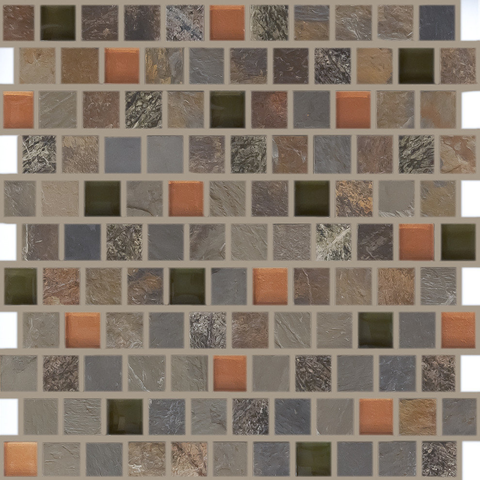Offset Imagination Mosaic, Painted Forest, Sample - Contemporary ...