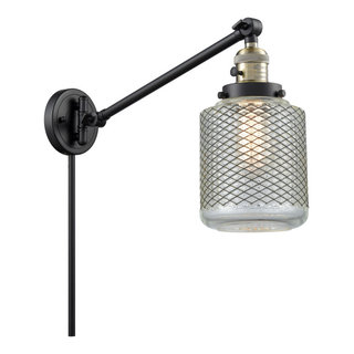 237BABG262 Light Swing Arm Wall Lamp Franklin Restoration Brass ...