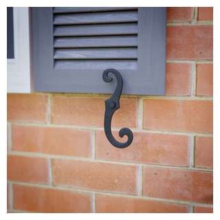 Pairs of Vintage Shutter Dogs S Shaped Shutter Hardware in Black Pack ...