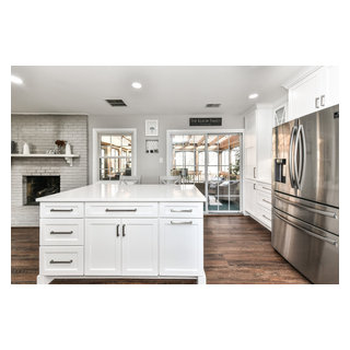 Fairfax - U Shaped Kitchen w/ Island - Modern - Kitchen - DC Metro - by ...