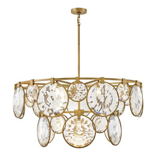 75W 15 LED Extra Large Chandelier, Traditional Style, 18.75"Hx40 ...