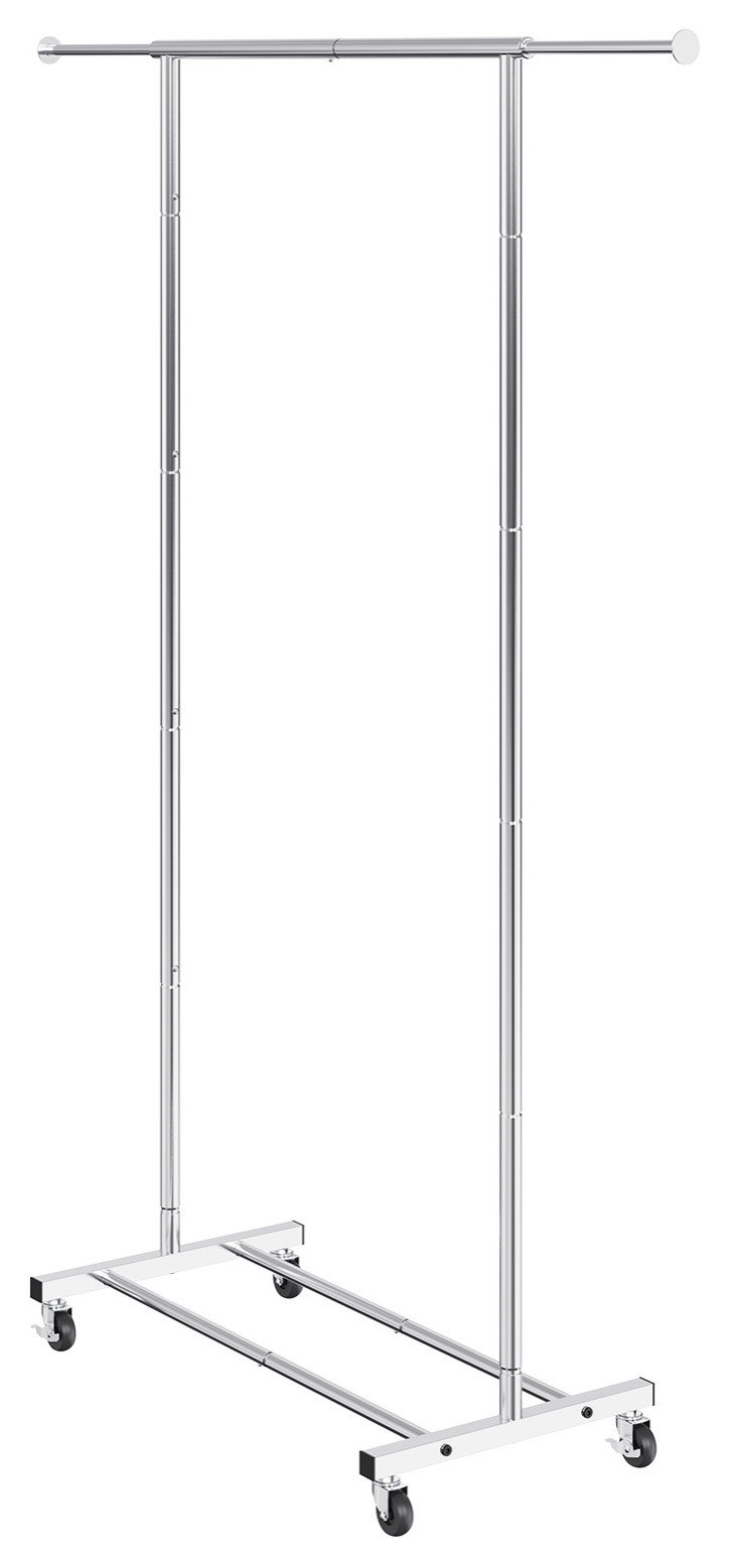 VEVOR Clothes Rack With Wheels Heavy Duty Clothing Garment Rack With ...