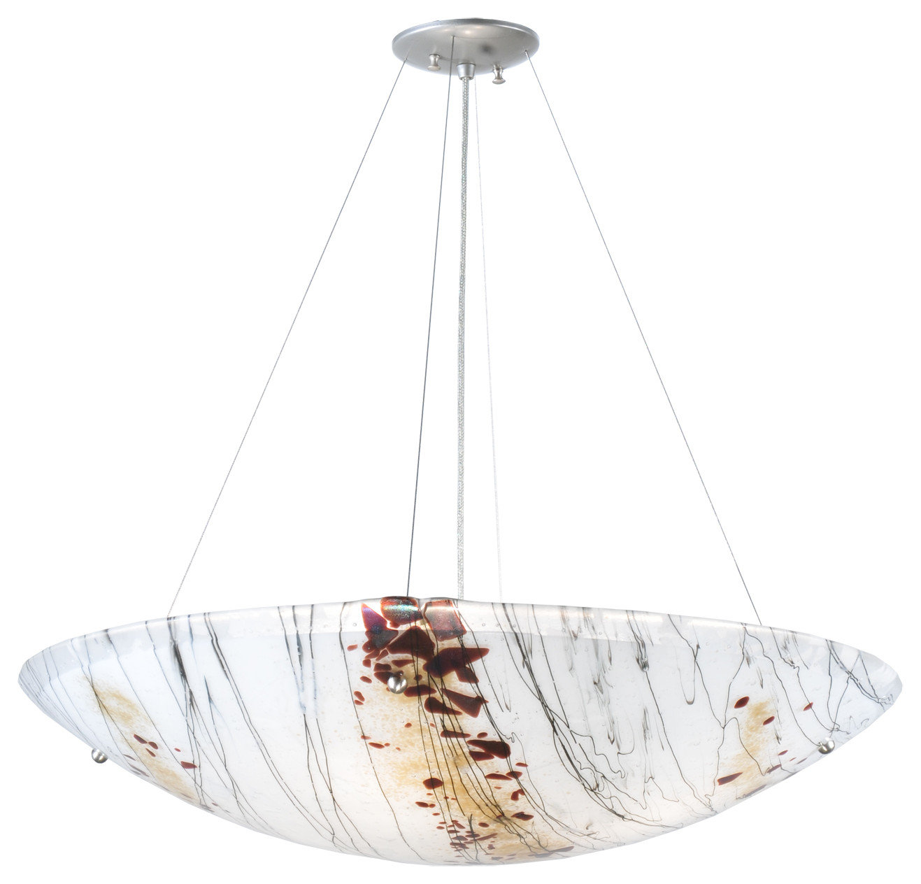 30 Wide Metro Fusion Ramoscelli Inverted Pendant - Contemporary ...