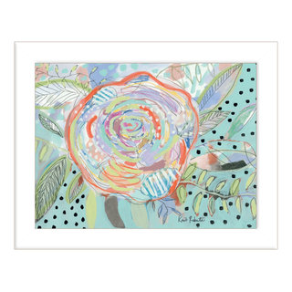 Bloom for Yourself 3 White Framed Print Wall Art - Contemporary ...