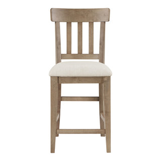 Napa 24" Counter Stool, Sand, Set of 2 - Transitional - Bar Stools And ...