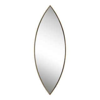 Uttermost Ellipse Gold Mirror - Transitional - Wall Mirrors - by Hudson ...