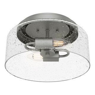 Hunter Hartland Collection 2-Light Cylinder Flush Mount - Transitional ...