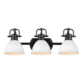 Duncan 3-Light Bath Vanity - Traditional - Bathroom Vanity Lighting ...