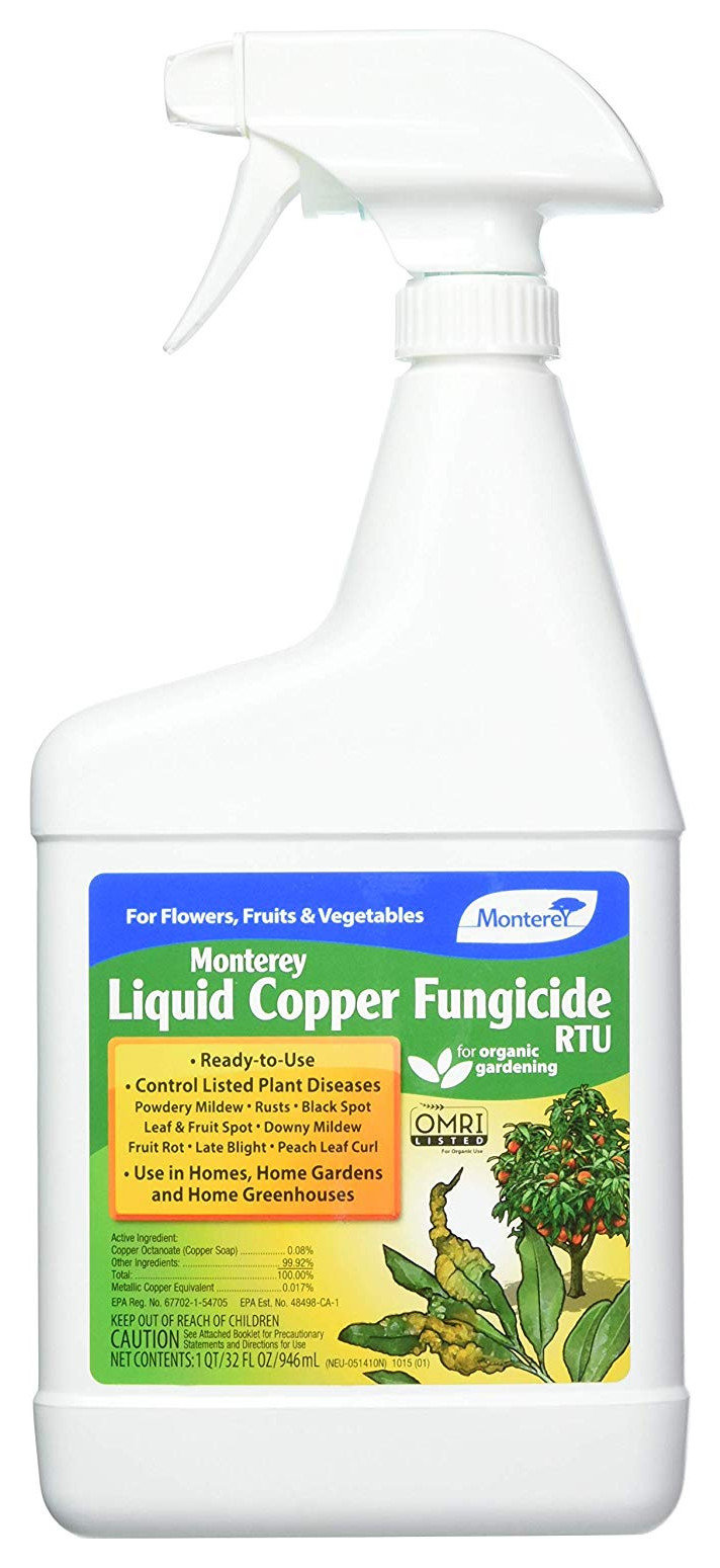 Monterey LG3154 Liquid Copper Fungicide RTU, 32 Oz, 32 Oz - Gardening ...
