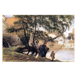 Robert RA RWS By the River, 18"x27" Wall Decal, 18x27 - Traditional ...