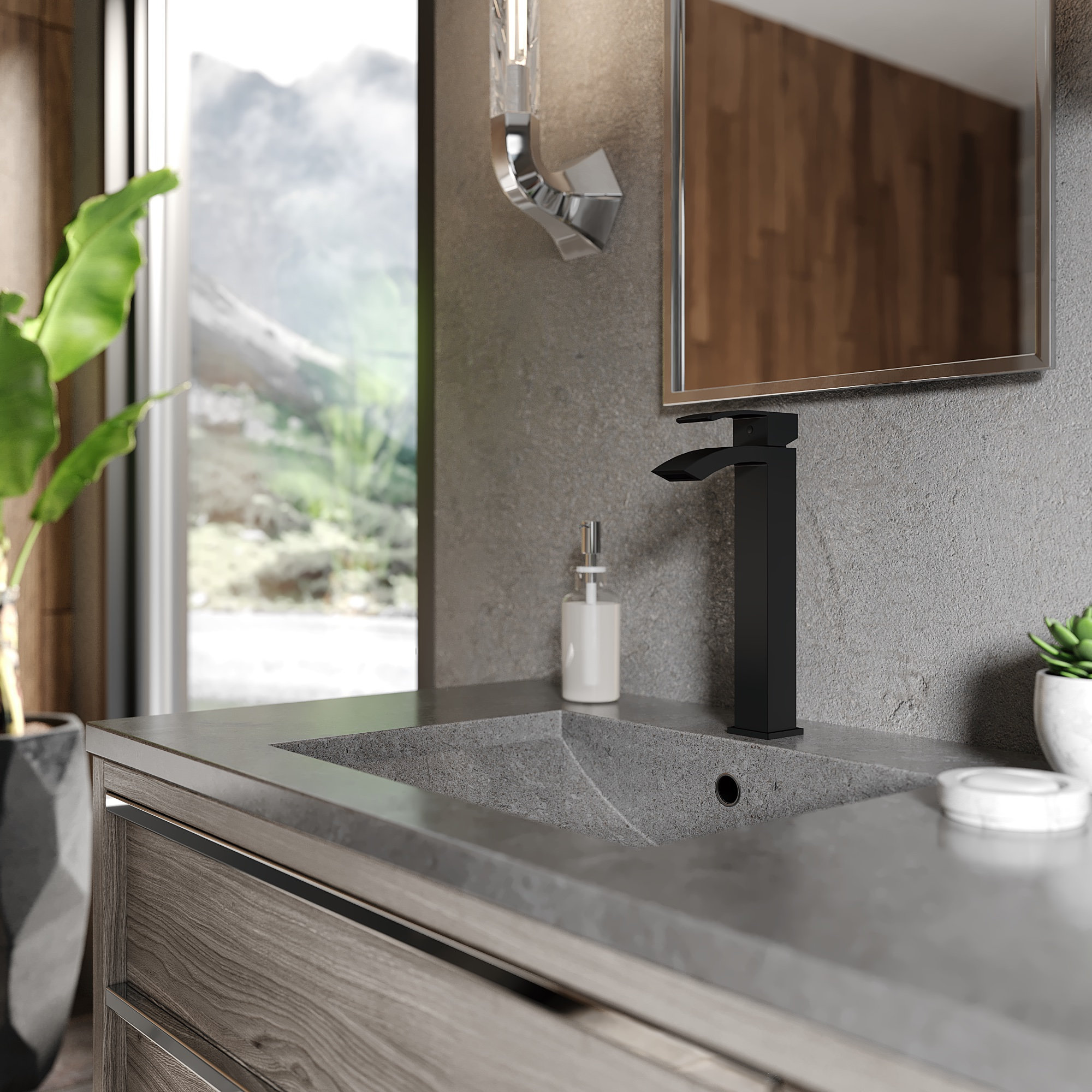 ZLINE Heavenly Bath Faucet, Matte Black, HVN-BF-MB - Contemporary ...