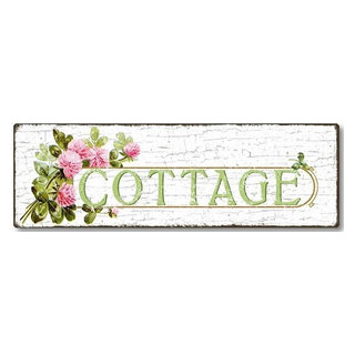 Shabby Chic Cottage Sign - Contemporary - Wall Accents - by Fairy ...