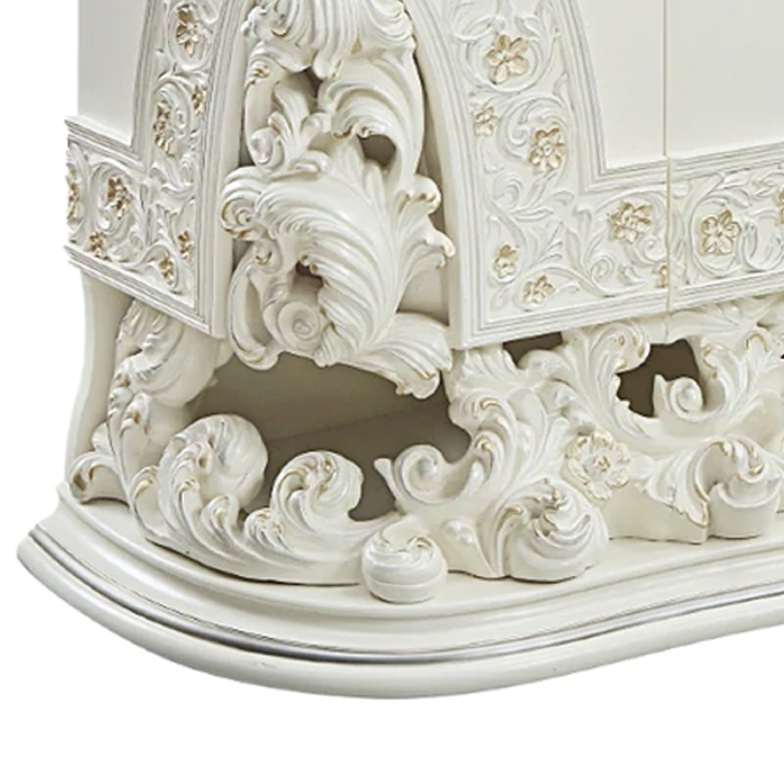 Benzara BM275669 82" Classic Ornate Sideboard Buffet Table, 2 Door ...