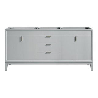 Avanity Emma 72" Vanity Only, Dove Gray - Contemporary - Bathroom ...
