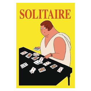 Solitaire, 20" x 30" - Traditional - Prints And Posters - by Buyenlarge ...