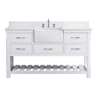 Wesley 60" Bathroom Vanity - Transitional - Bathroom Vanities And Sink ...