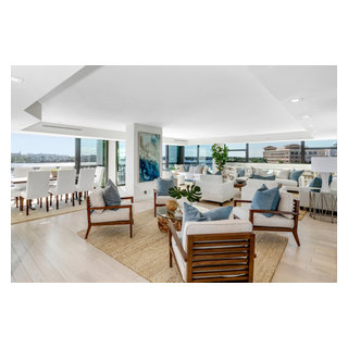 Waterview Towers - Transitional - Living Room - Miami - by Meridith ...