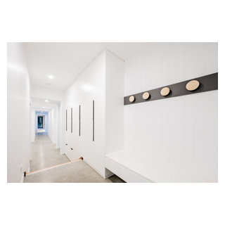 Narangba Luxury New Home Build - Modern - Hall - Brisbane - by Luxury ...