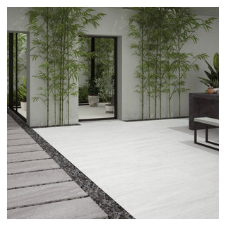 Carleen White Porcelain Outdoor Tiles - Other - by Direct Tile ...