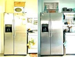What to do with awkward space above refrigerator? | Houzz Forum