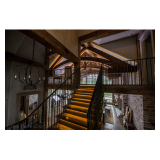 Reclaimed Douglas Fir Timber Frame: Original Smooth Planed Patina ...