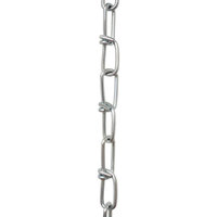 RCH Hardware Steel Double Loop Basket Chain, 2 Sizes, 10', U45 ...