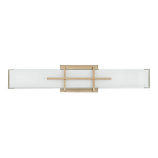 Tocco LED Light 24 in. Modern Gold Vanity Light - Transitional ...