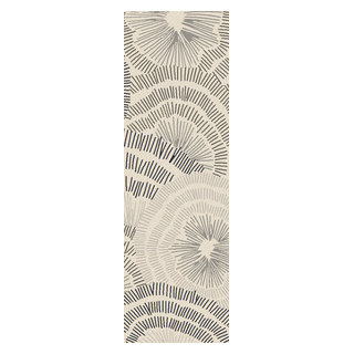 Hand Tufted Naya Wool Rug NY-5241, 2'6" x 8' - Contemporary - Hall And ...