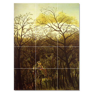 Jean-Jacques Rousseau Poster Art Painting Ceramic Tile Mural #73, 18 ...