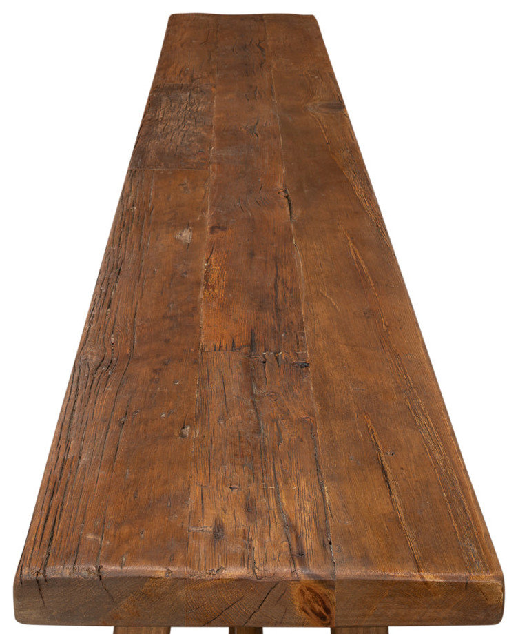 Double X Base Console Sofa Table - Rustic - Console Tables - by ...