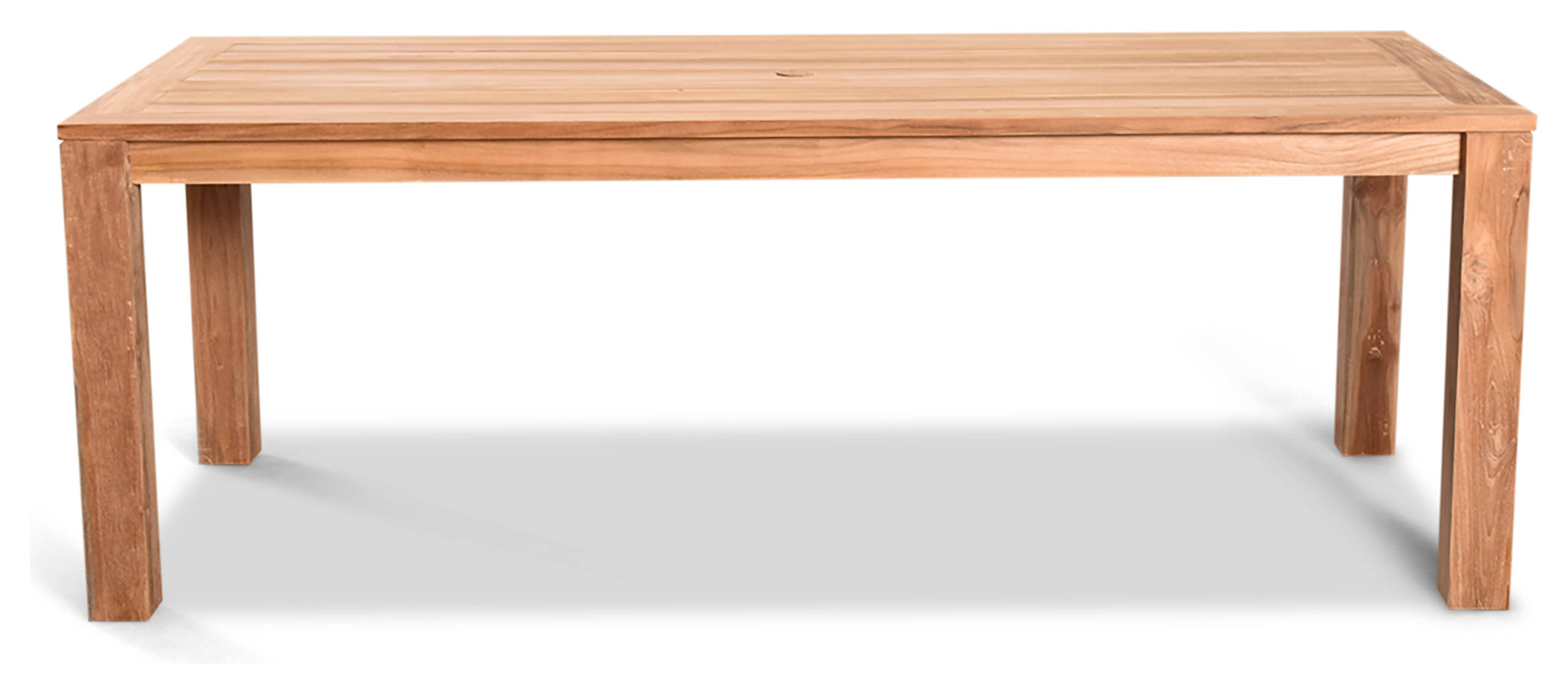 Classic Teak 8-Seater Rectangular Dining Table - Transitional - Outdoor ...
