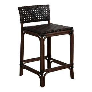 Dylan Counter Stool, Set of 4 - Tropical - Bar Stools And Counter ...