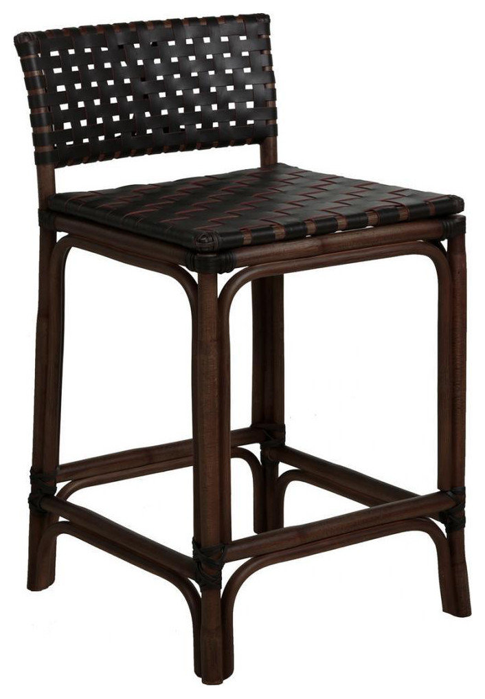 Dylan Counter Stool, Set of 4 - Tropical - Bar Stools And Counter ...