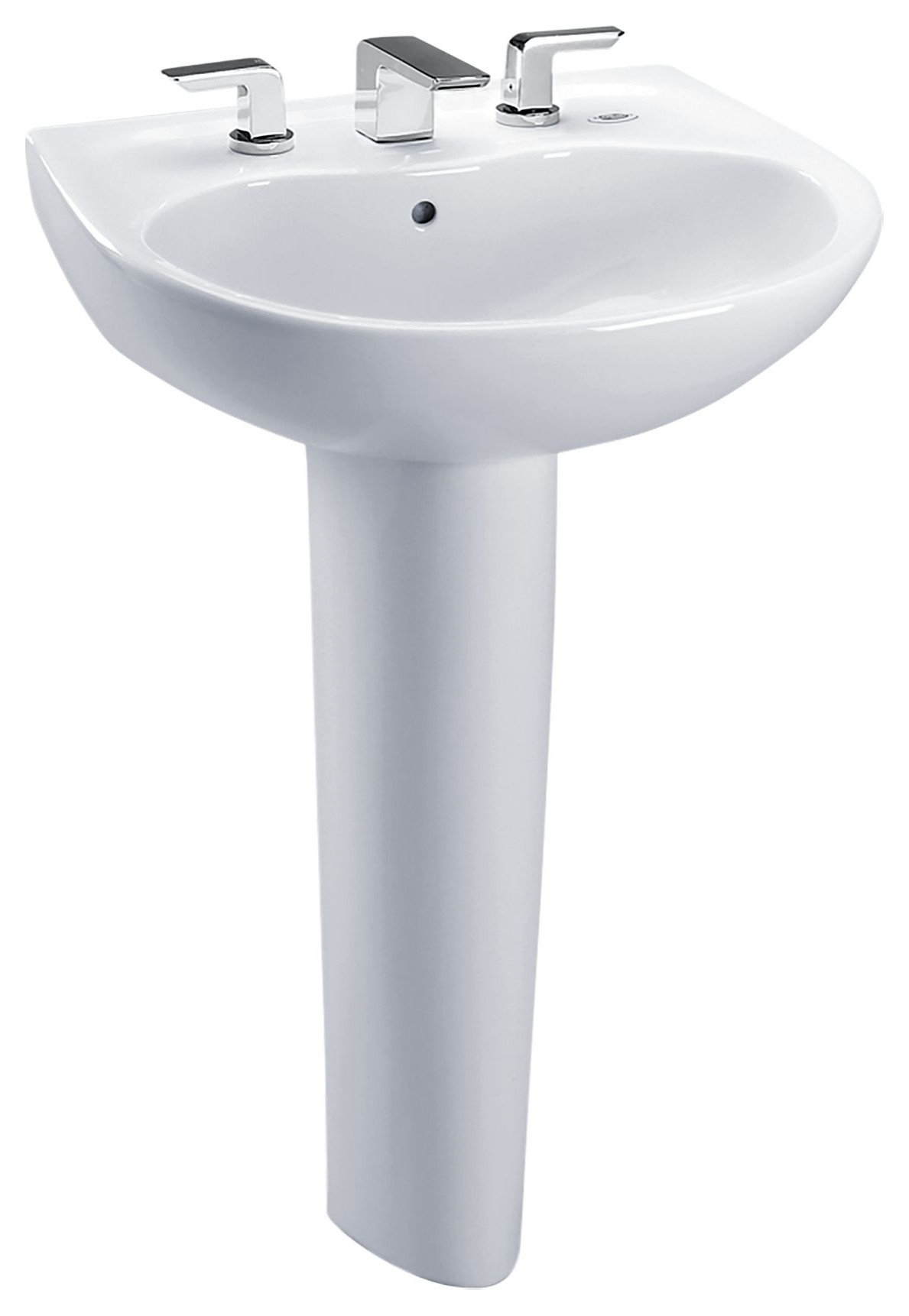 Supreme Pedestal Lavatory, Cotton - Contemporary - Bathroom Sinks - by ...