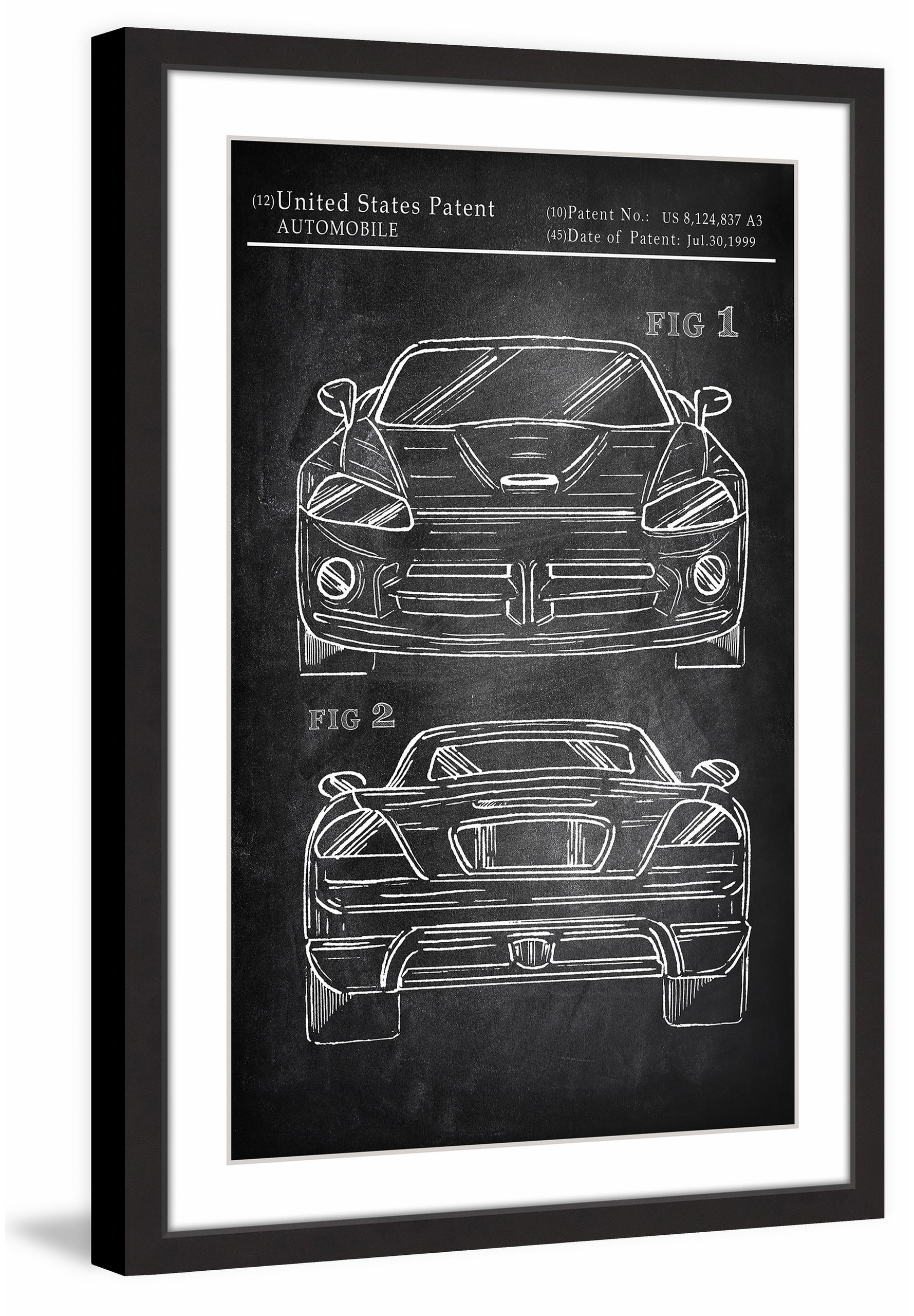 "Muscle Car Design" Framed Painting Print, 24"x36" - Industrial ...