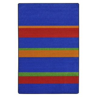 Joy Carpet Straight and Narrow Rug, Primary 5'4"x7'8", 5'4"x7'8 ...