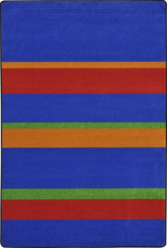 Joy Carpet Straight and Narrow Rug, Primary 5'4"x7'8", 5'4"x7'8 ...