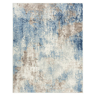 Clive Contemporary Abstract Area Rug, 5'3'' X 7'3'' - Contemporary ...