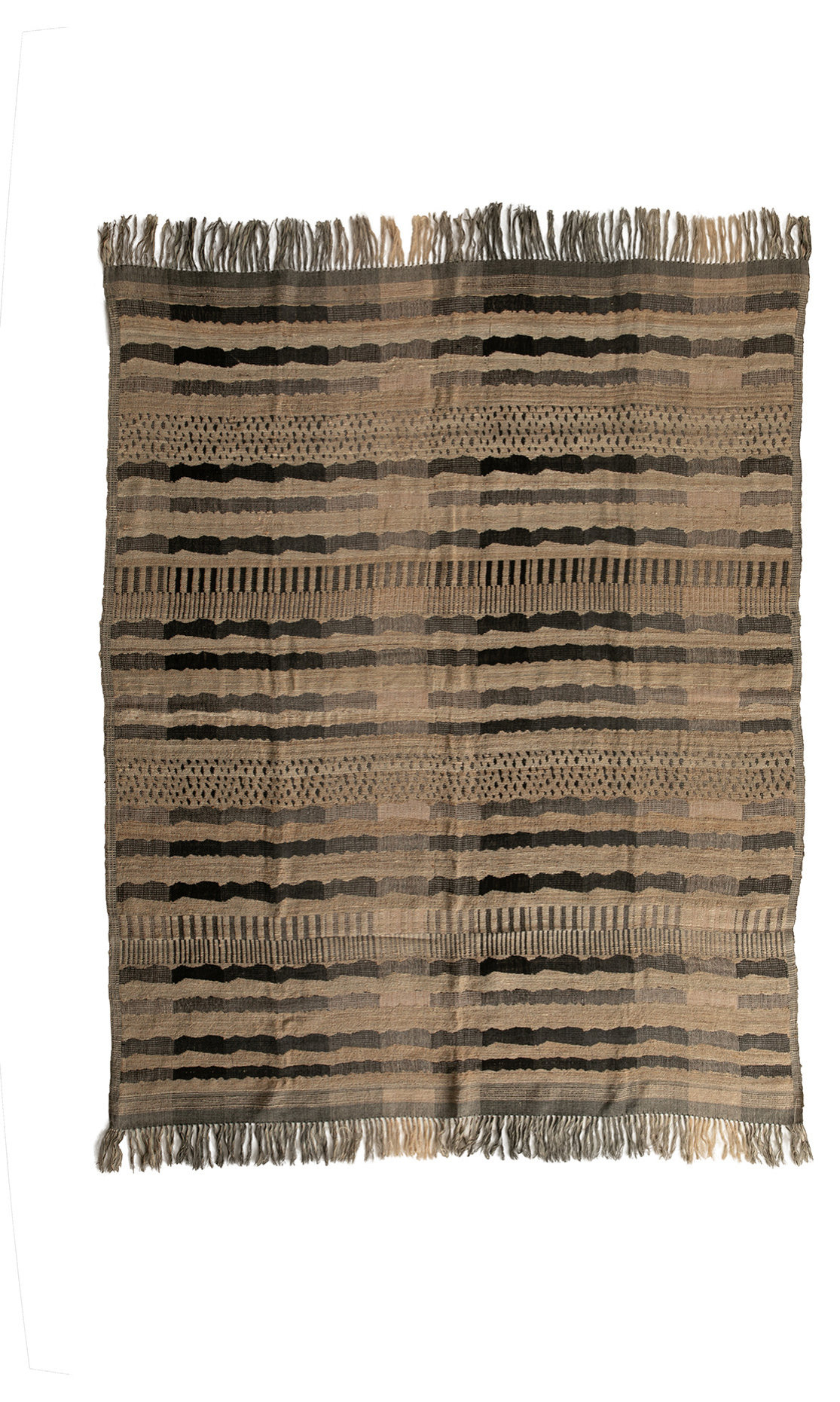 Safari Wool/Silk 51x59" Throw, 51x59" - Contemporary - Throws - by ...