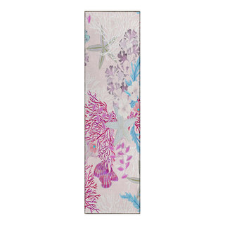 Addison Rugs Surfside ASR31 Raspberry 2'3"x7'6" Rug - Beach Style ...