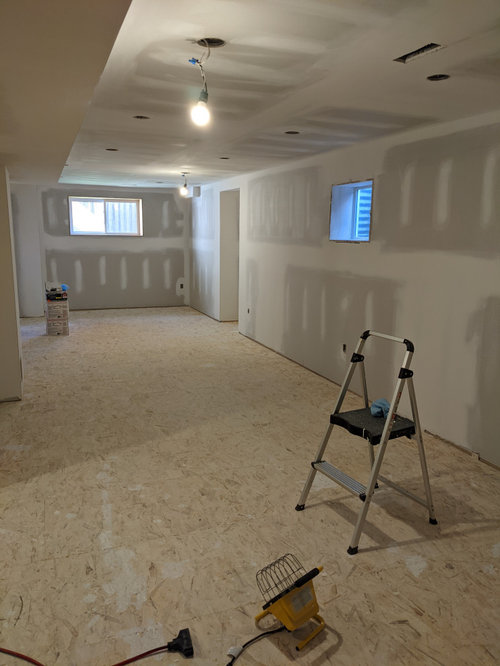 Suggestions for a warm grey/ greige basement colour?