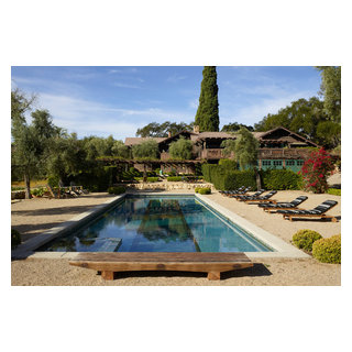 Ojai Residence - Rustic - Pool - Los Angeles - by Megan Heacock White ...