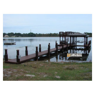 New Two Story Dock With Hip Roof Over a Boat Slip, Maitland FL ...