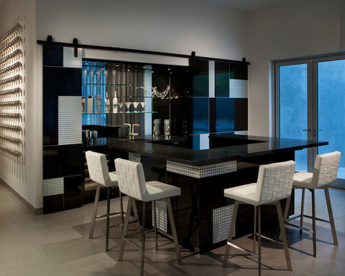 U-Shaped Bar Home Design Ideas, Pictures, Remodel and Decor