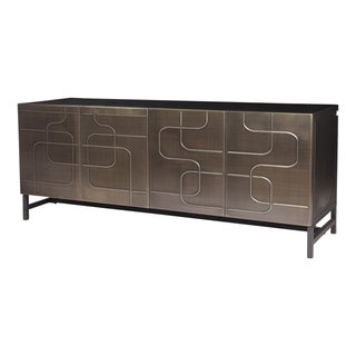 Matrix Sideboard, Silver Ombre - Industrial - Buffets And Sideboards ...